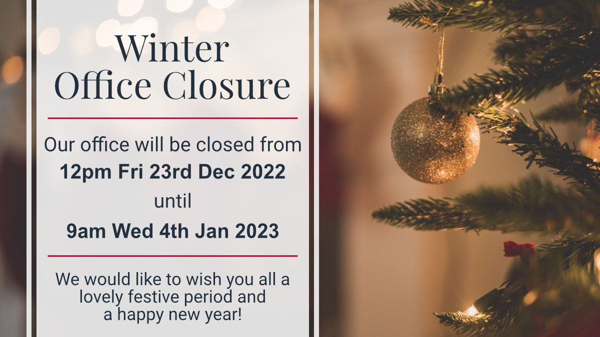 Winter Closure 2022 – Tariffcom